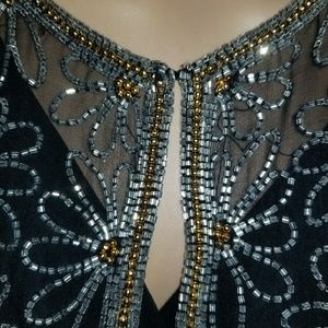 Vintage | Sweaters | Vintage Hand Beaded Sweateroverlay | Poshmark